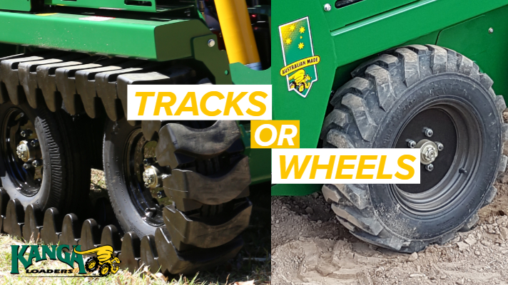 Kanga mini loaders - tracks vs wheels mini loaders