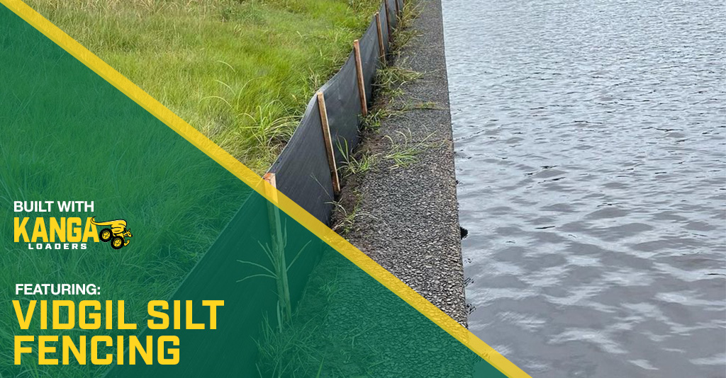 Preventative Fencing by Vidgil Silt Fencing - Kanga Loaders Blog