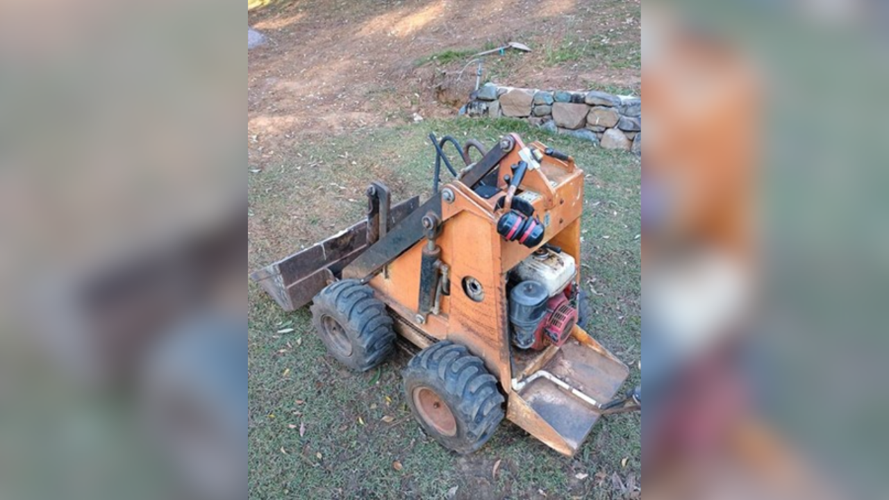 Vintage Jaden Mini Loader that helped shape this property
