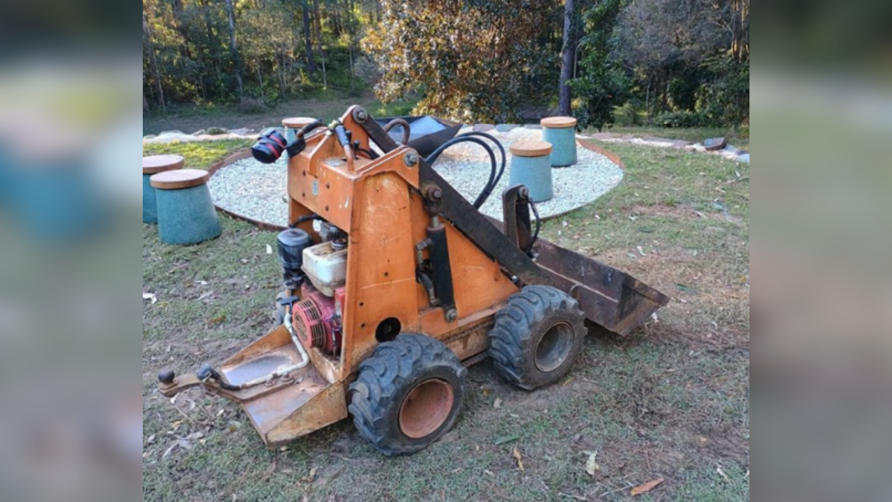 Vintage Jaden Mini Loader that helped shape this property